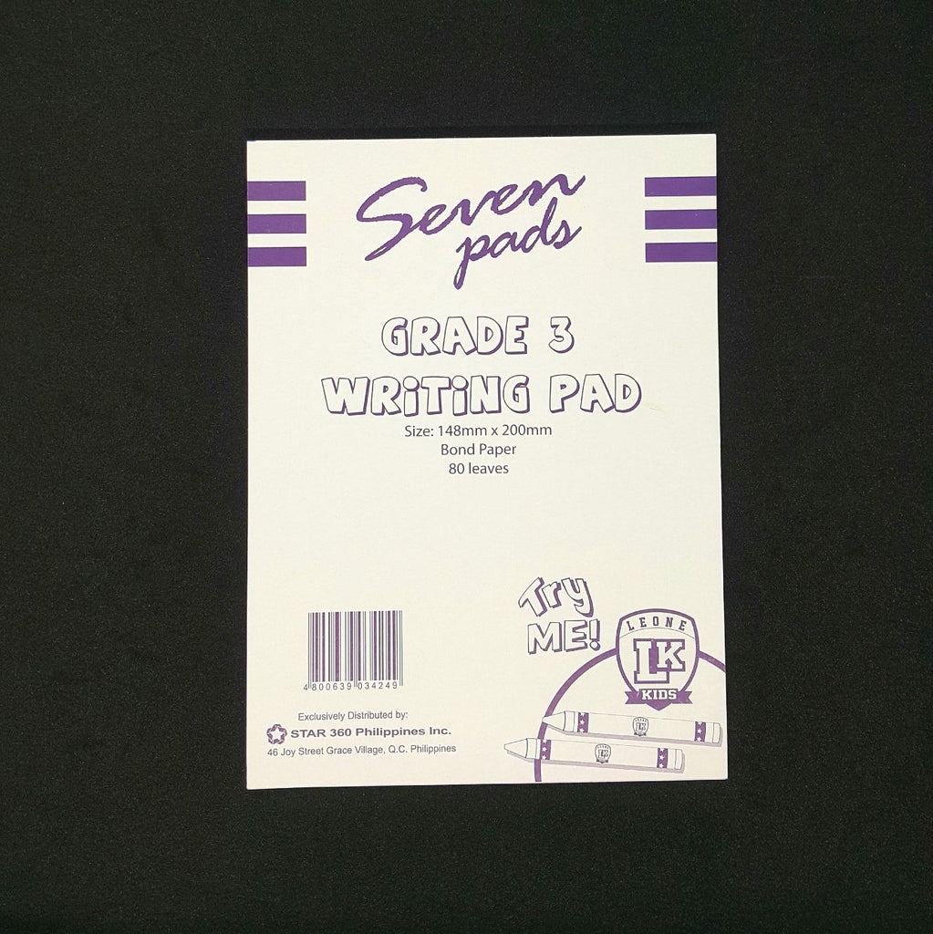 Seven Grade 3 pad 80 Leaves – [OFFICEMONO]