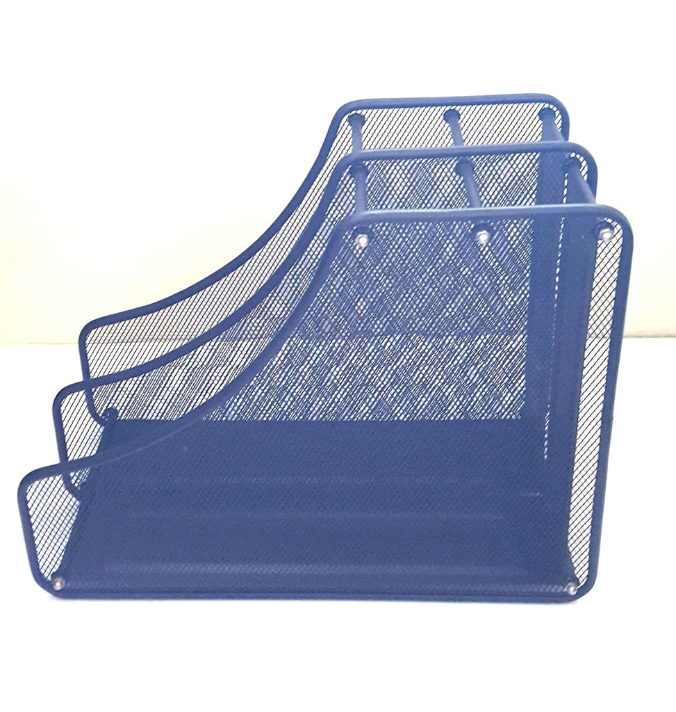 Wire Mesh 2layer Metal Magazine Box – [OFFICEMONO]