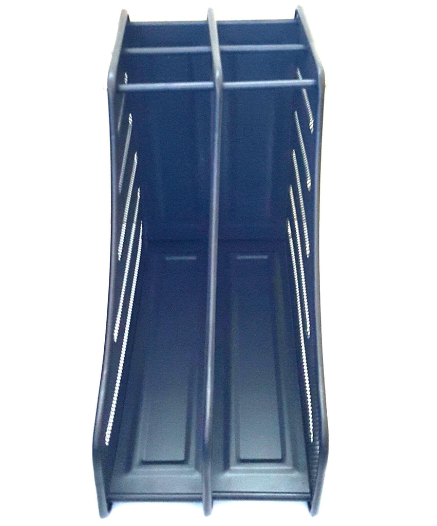 Wire Mesh 2layer Metal Magazine Box – [OFFICEMONO]