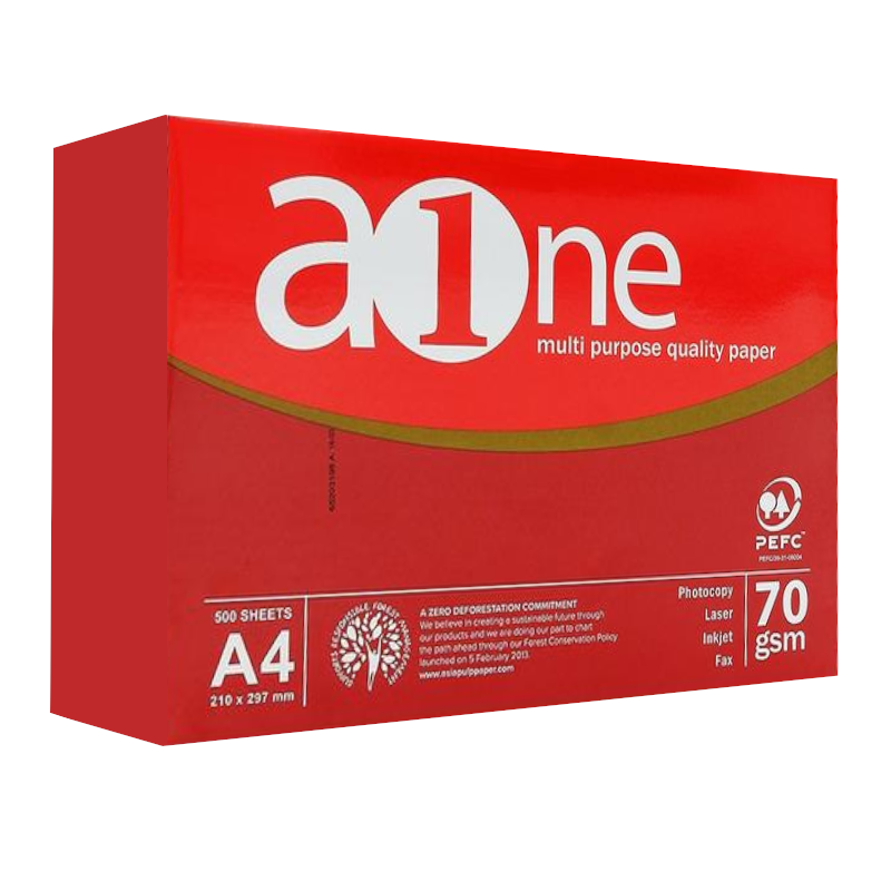 Aone Multi Purpose 70Gsm Paper (500 sheets) A4 Size – [OFFICEMONO]