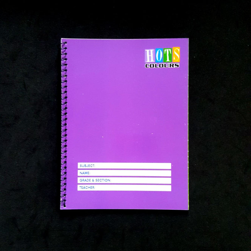 Hots Spiral Writing Notebook 40Lvs 148mmx200mm – [OFFICEMONO]