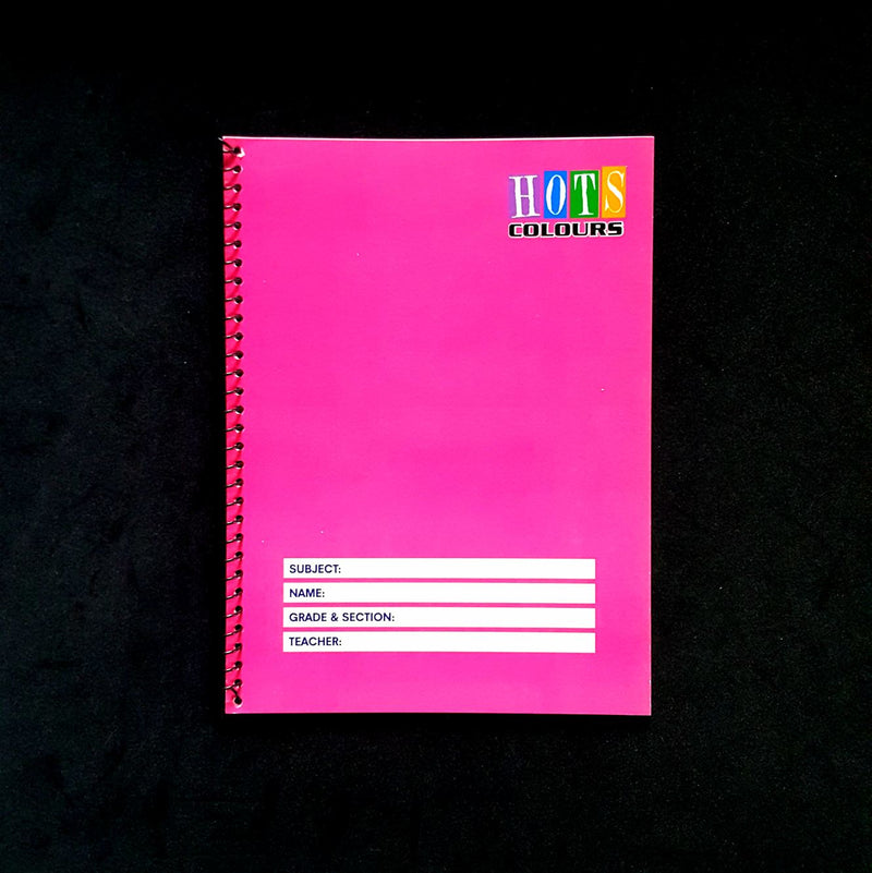 Hots Spiral Writing Notebook 40Lvs 148mmx200mm – [OFFICEMONO]