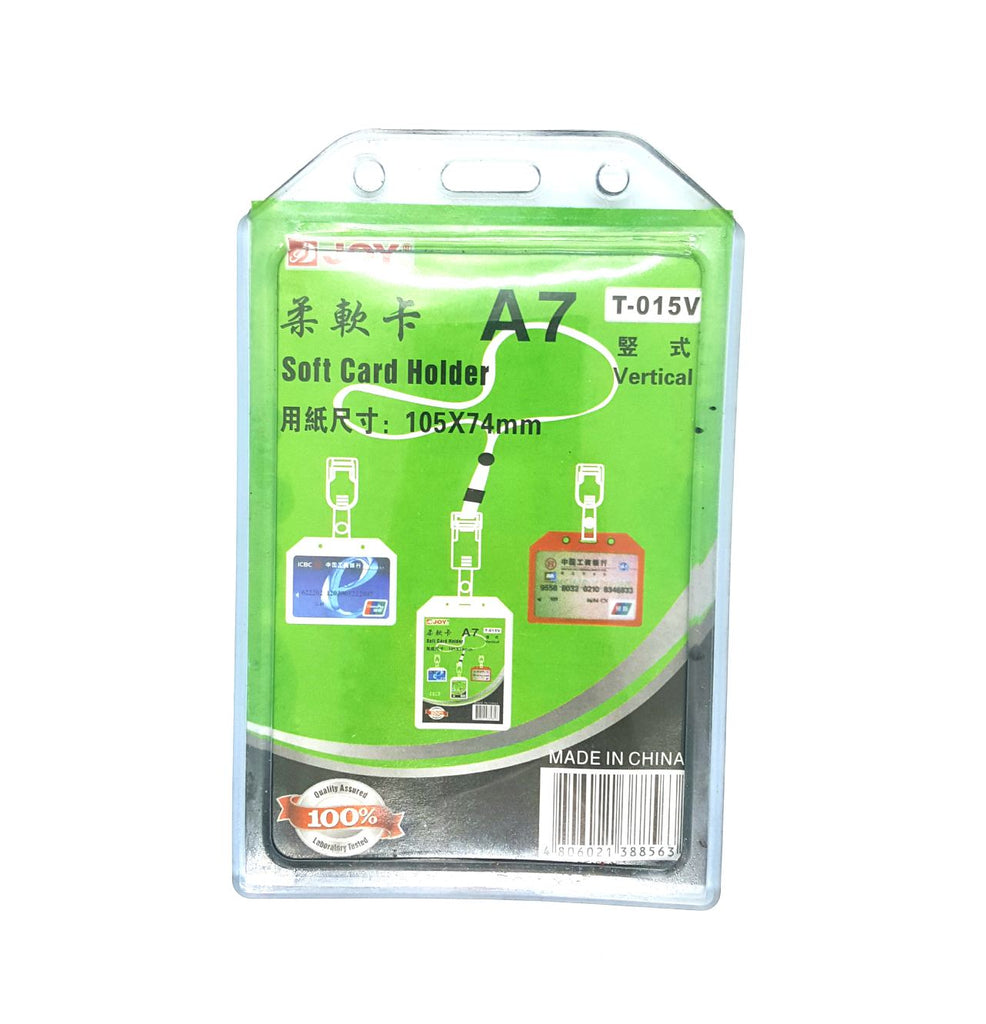 Joy ID Card Soft PVC 74x105mm Vertical – [OFFICEMONO]