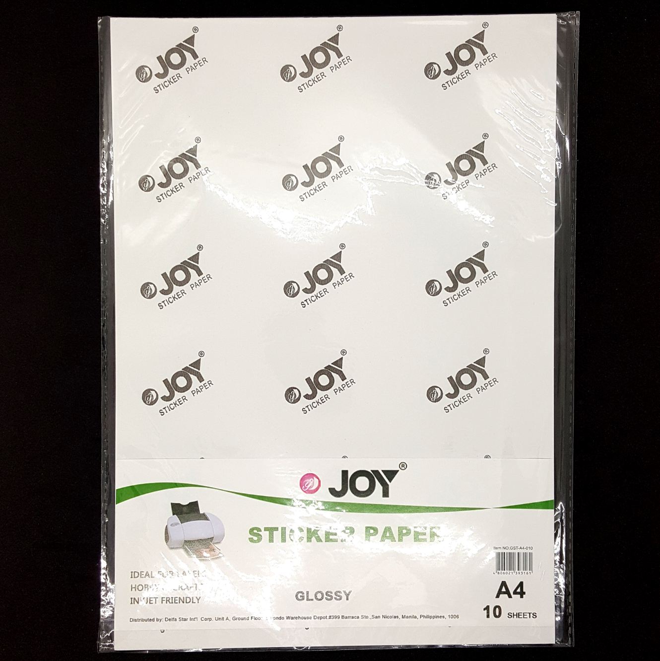 Joy Sticker Paper Glossy A4 – [OFFICEMONO]