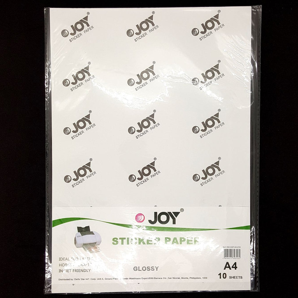 Joy Sticker Paper Glossy A4 – [OFFICEMONO]