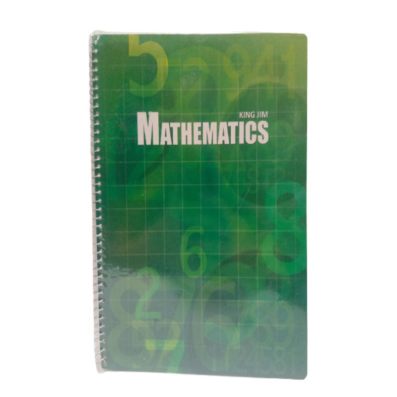 King Jim Spiral Graphing Notebook 277x215mm 100Leaves with Plastic Cov ...