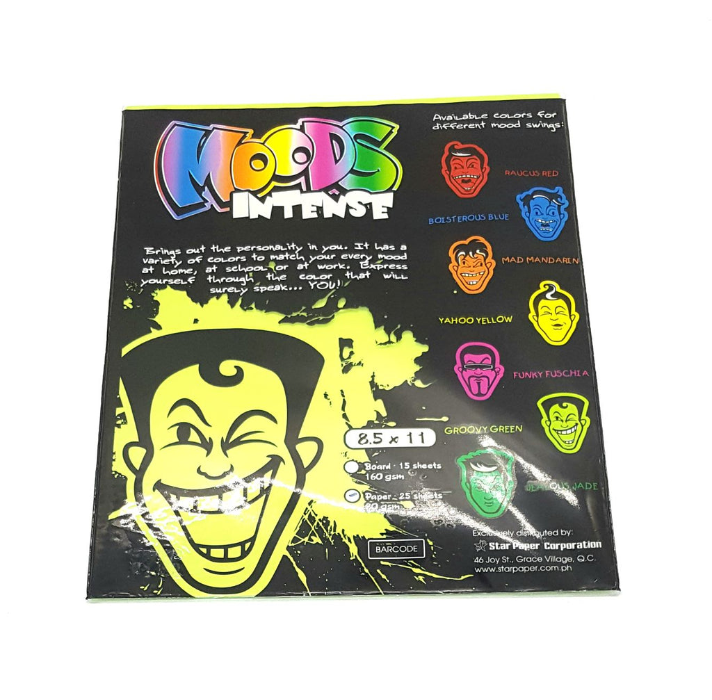 Moods Intense Paper 80gsm 81/2x11" 25Sheets – [OFFICEMONO]