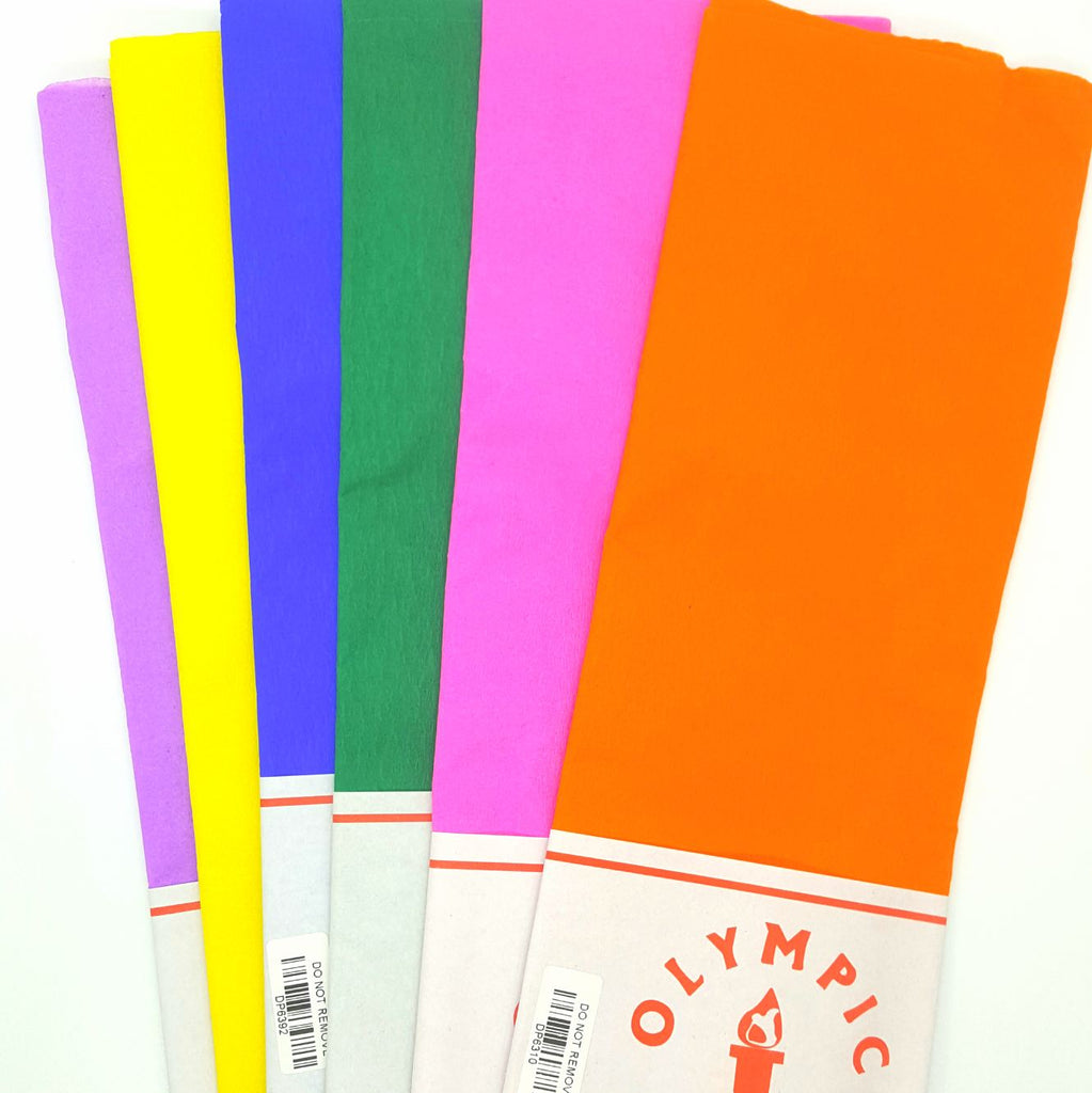 Olympic Crepe Paper Assorted Colors (1 Piece ) – [OFFICEMONO]