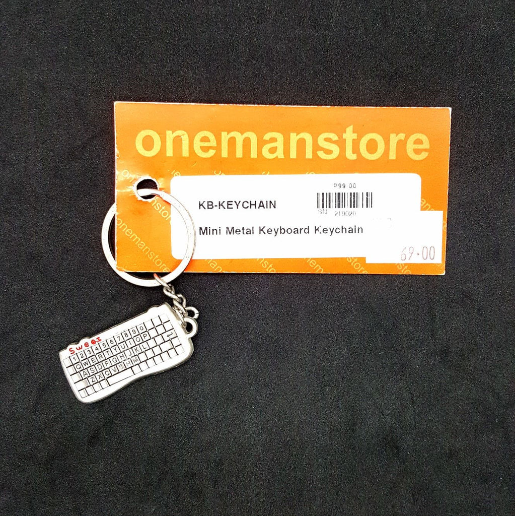 Onemanstore Mini Metal Keyboard Keychain – [OFFICEMONO]