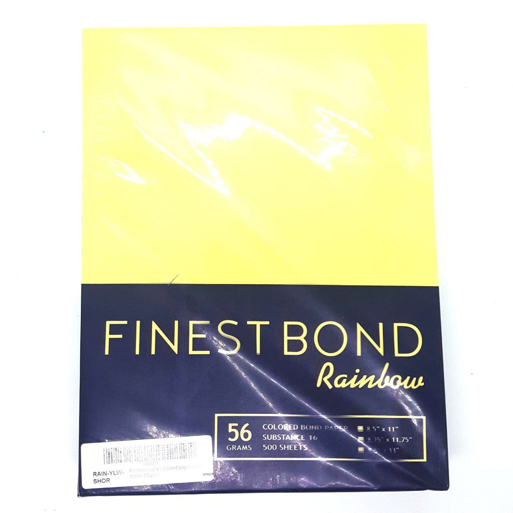Rainbow Finest Bond Colored Bondpaper Short 56gsm – [OFFICEMONO]
