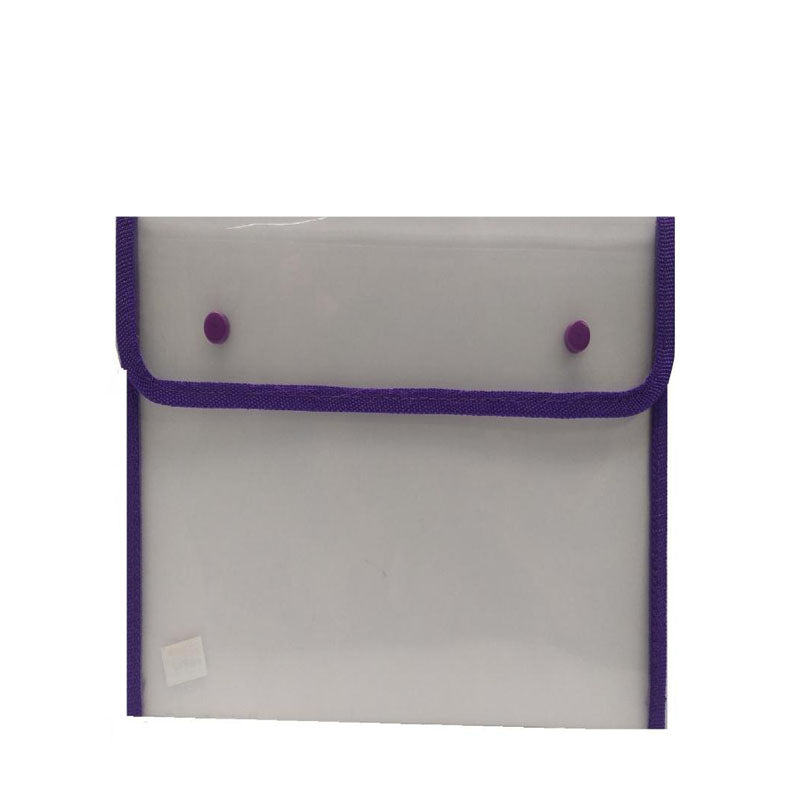Seagull B5 Size 2Snap Transparent Plastic Envelope – [OFFICEMONO]