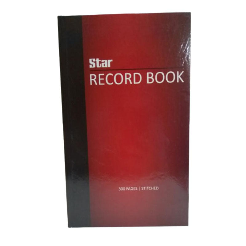 Star Stitched Record Book (Red) – [OFFICEMONO]
